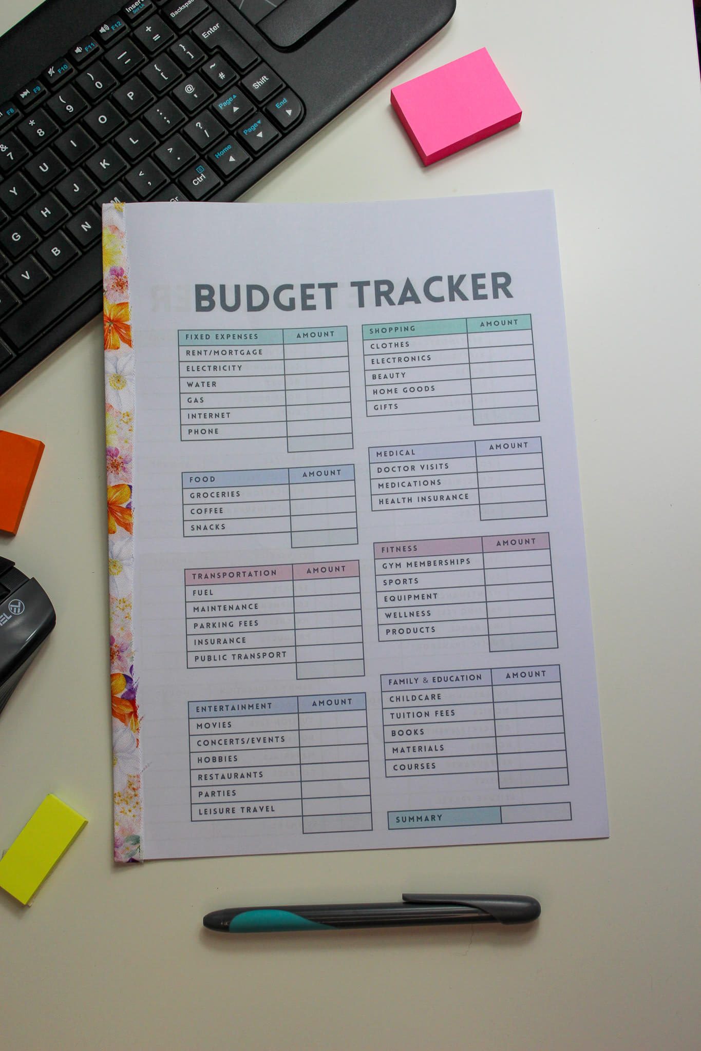 Tracker pentru buget - artresure